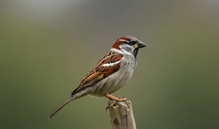 House Sparrow Facts - Diet, Nesting, Eggs, Flight & Behavior